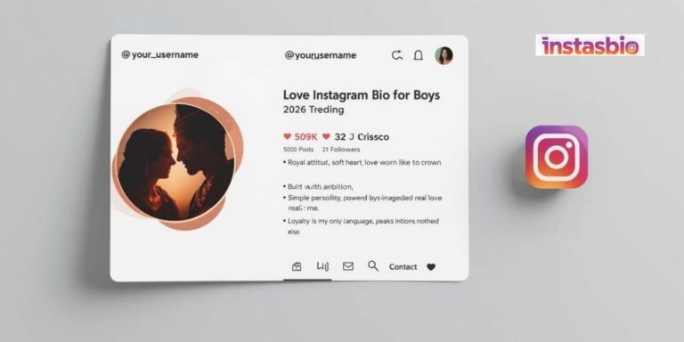320+ Best Love Bio for Instagram: Heart Touching Love Bios (2027)